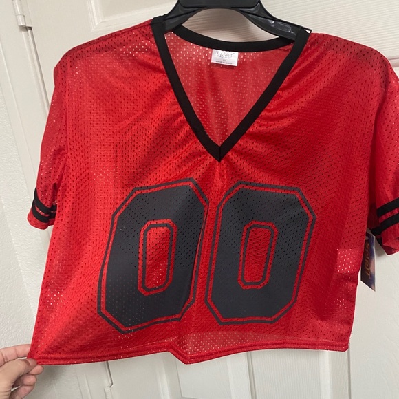 Spirit | Tops | Cosplay Red Football Jersey Number 0 | Poshmark